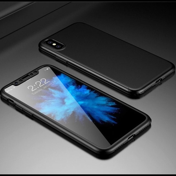 Accessories | Iphone X Black 36 Protection Case Glass Screen | Poshmark